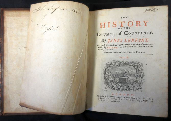 The history of the Council of Constance. 2 Volumes Translated from the ...